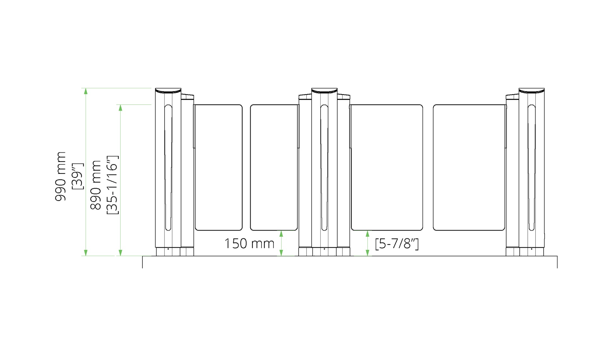 摆动障碍门 - Speedlane Compact | Boon Edam