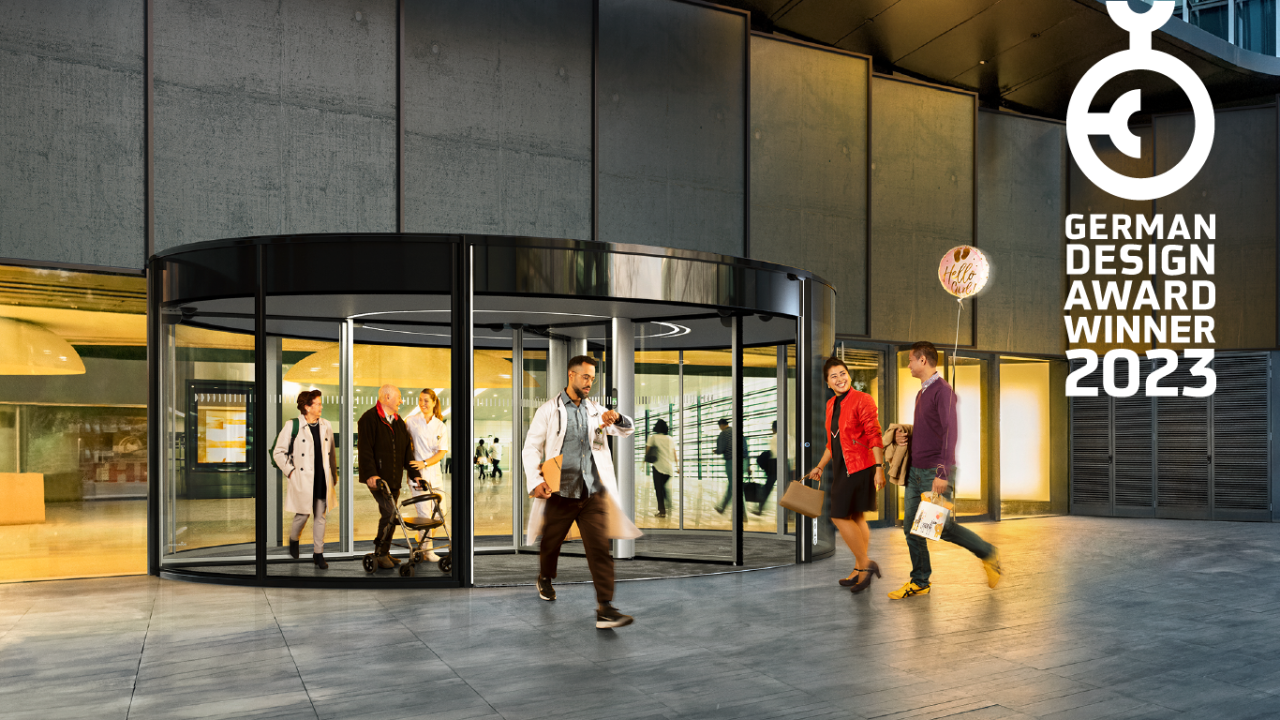 Karussellschiebetür gewinnt German Design Award 2023