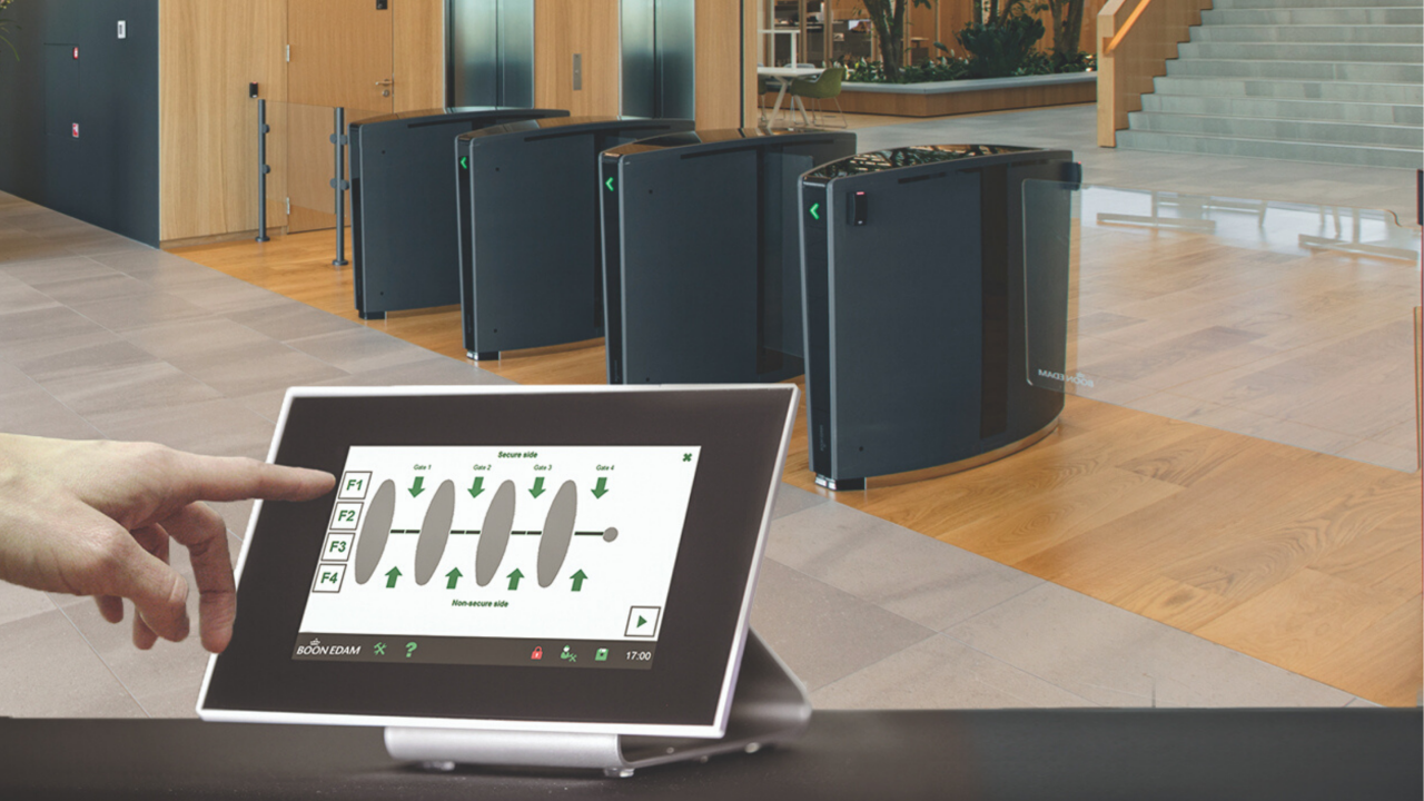 Access Control System Panel – BoonTouch | Boon Edam