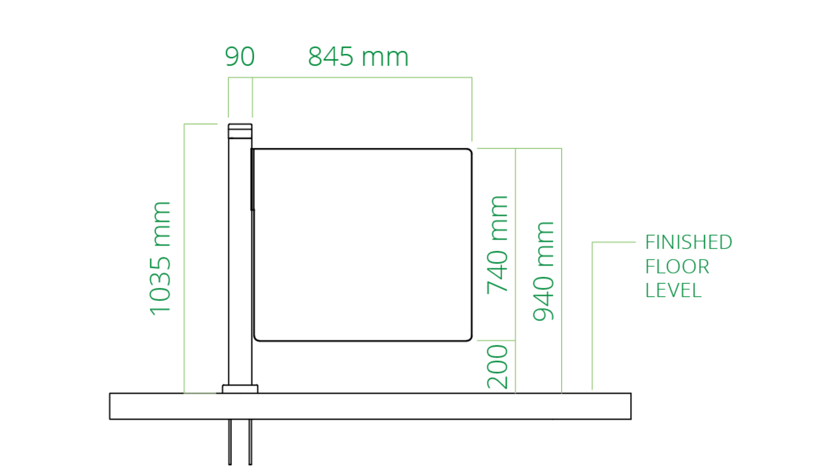 Single Wing Access Gate - Winglock Swing | Boon Edam