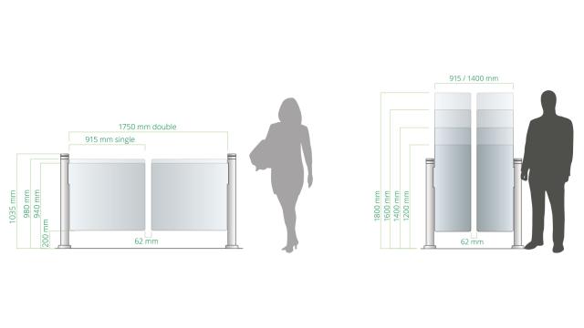 Single Wing Access Gate - Winglock Swing | Boon Edam