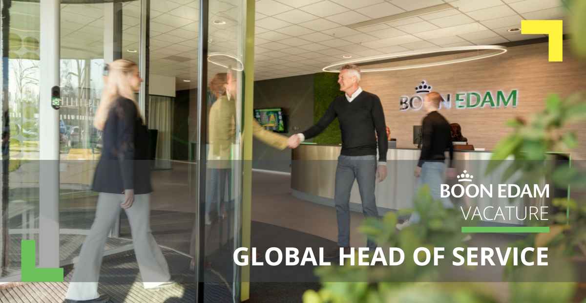 Vacature: Global Head of Service | Boon Edam