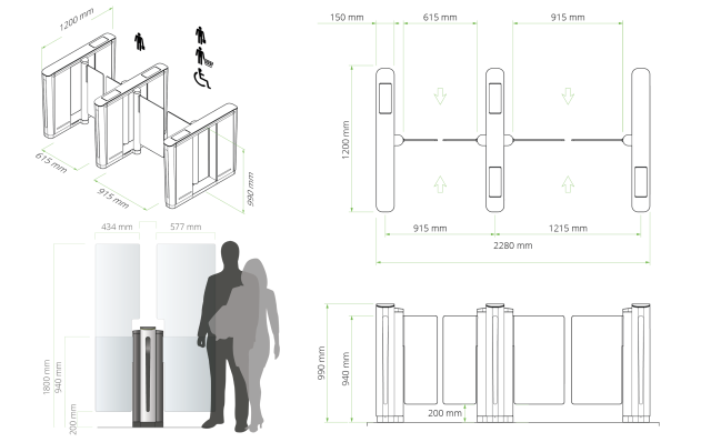 Doorloopsluis Speedlane Compact | Boon Edam