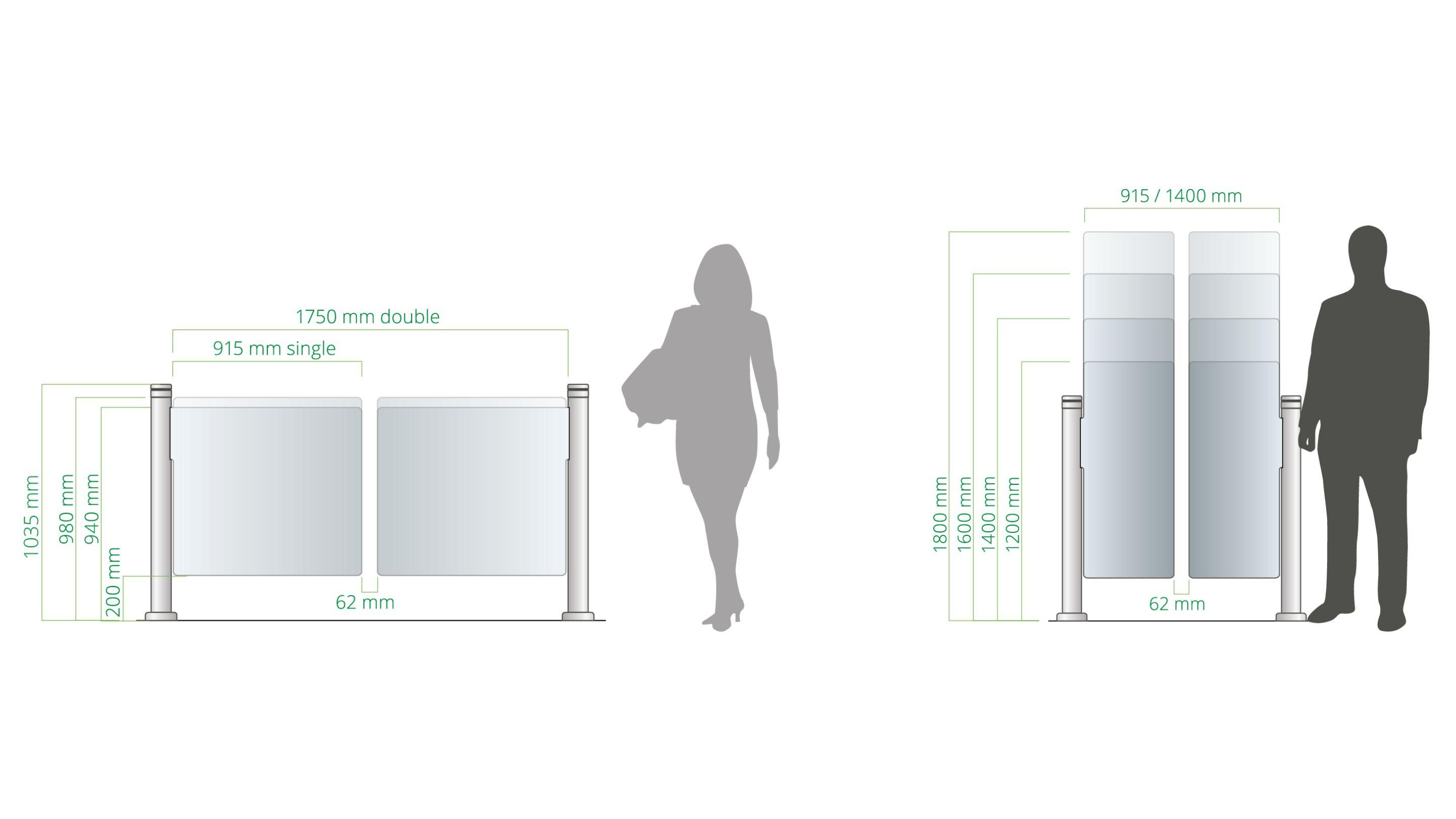Glass Swing Gate - Winglock Swing | Boon Edam