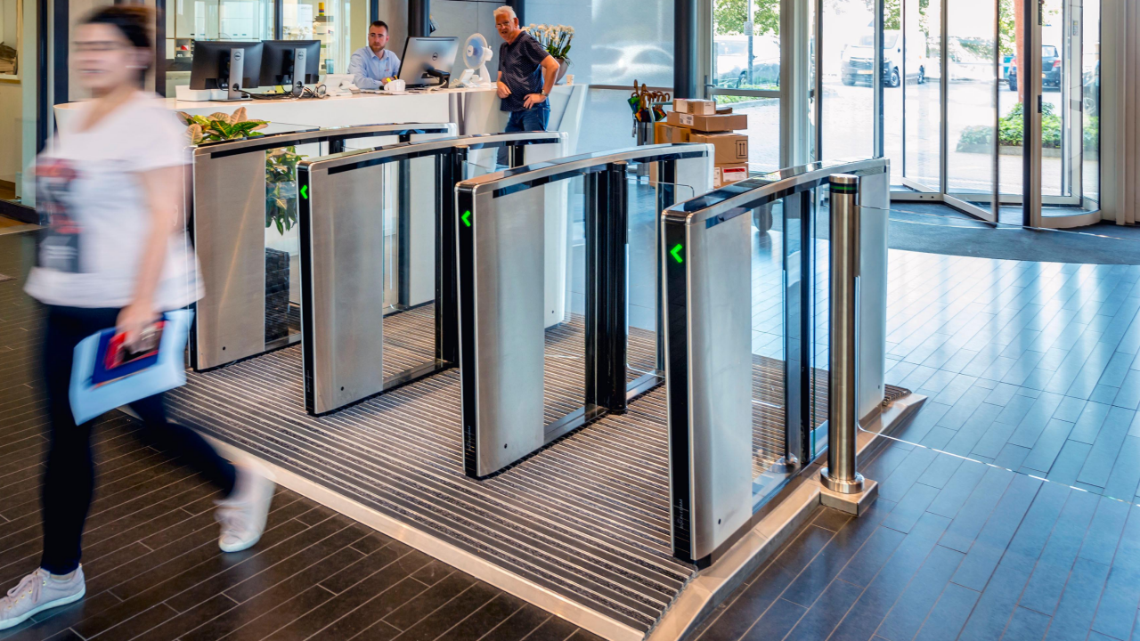 Lifeline Speedlane Swing Optical Turnstile | Boon Edam USA