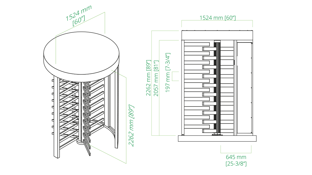 Turnlock 200 Revolving Turnstile | Boon Edam USA