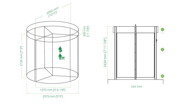 Tourlock 120S One-Way Security Door | Boon Edam USA